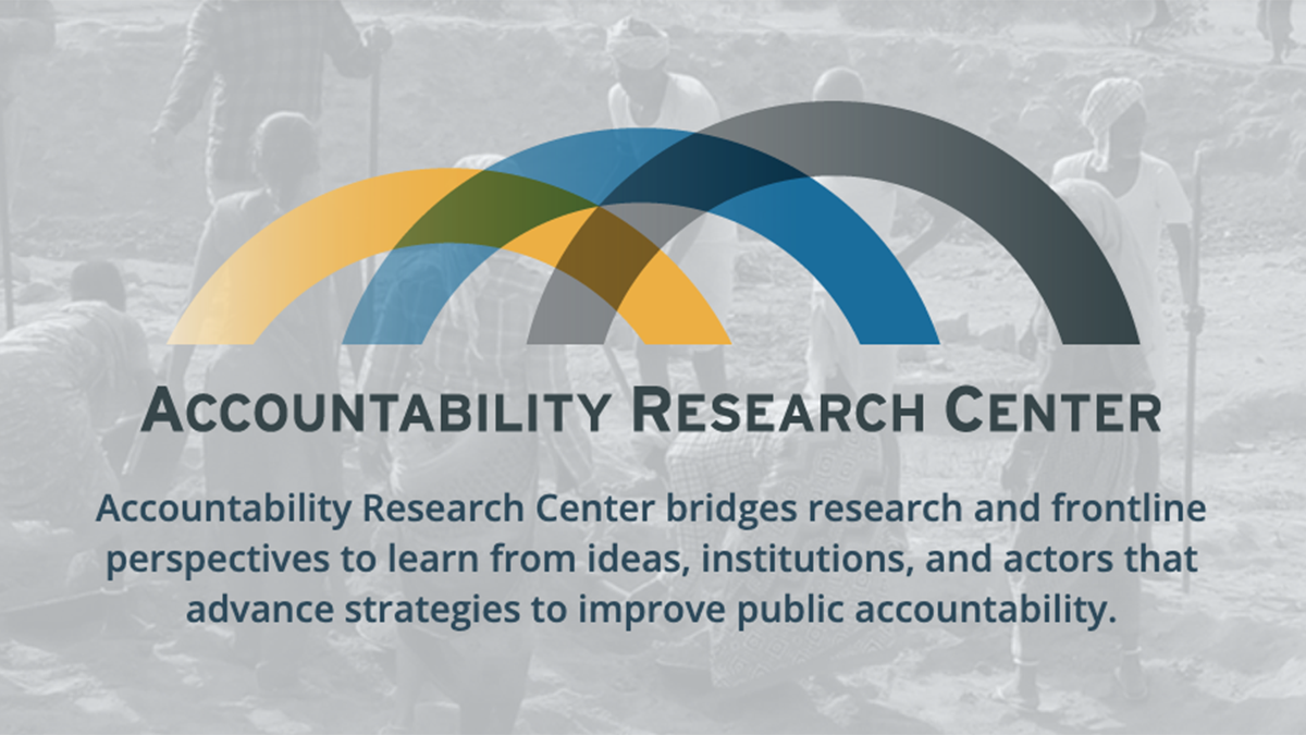 Publications - Accountability Research Center